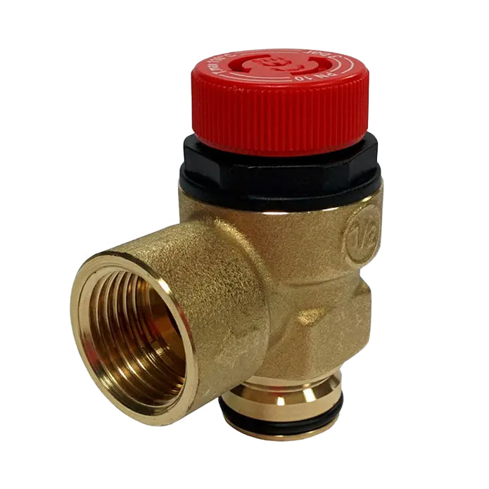 Altecnic / Caleffi Series 312 Pressure Relief Valve 1/2" Pushfit x F 3 ...