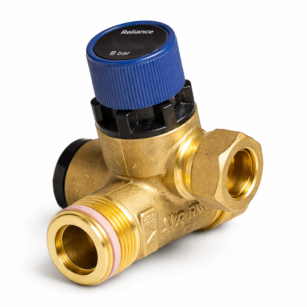 Reliance RWC CORE Series Pressure Relief Valve 22mm x 3/4" 8 Bar - COR ...