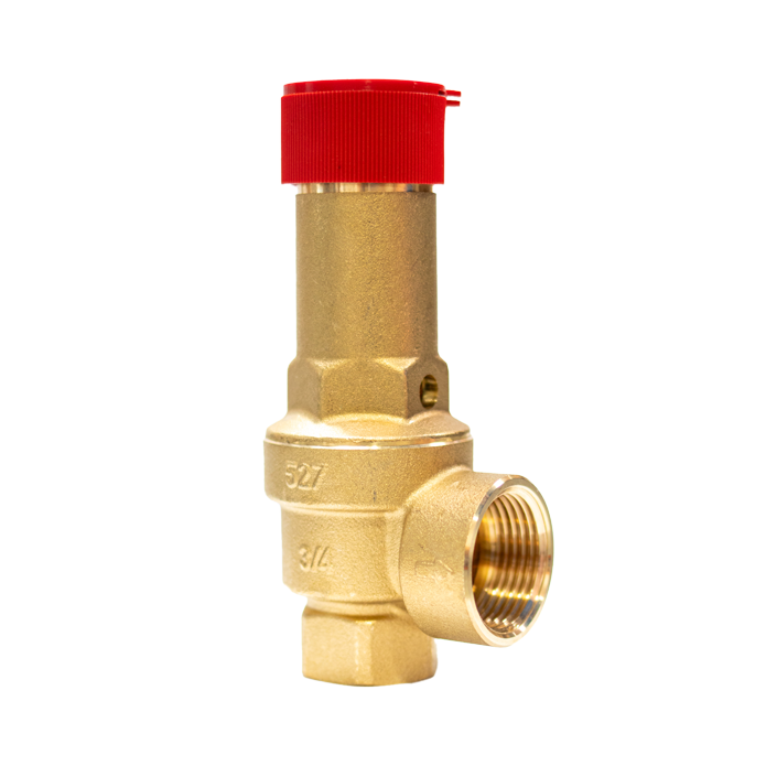 Altecnic / Caleffi 527 Series Safety Relief Valve 3/4" x 1" F x F 6 Ba ...