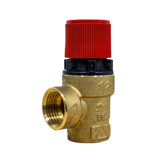 Reliance RWC 101 Series Pressure Relief Valve 1/2" x 1/2" F x F 3 Bar ...